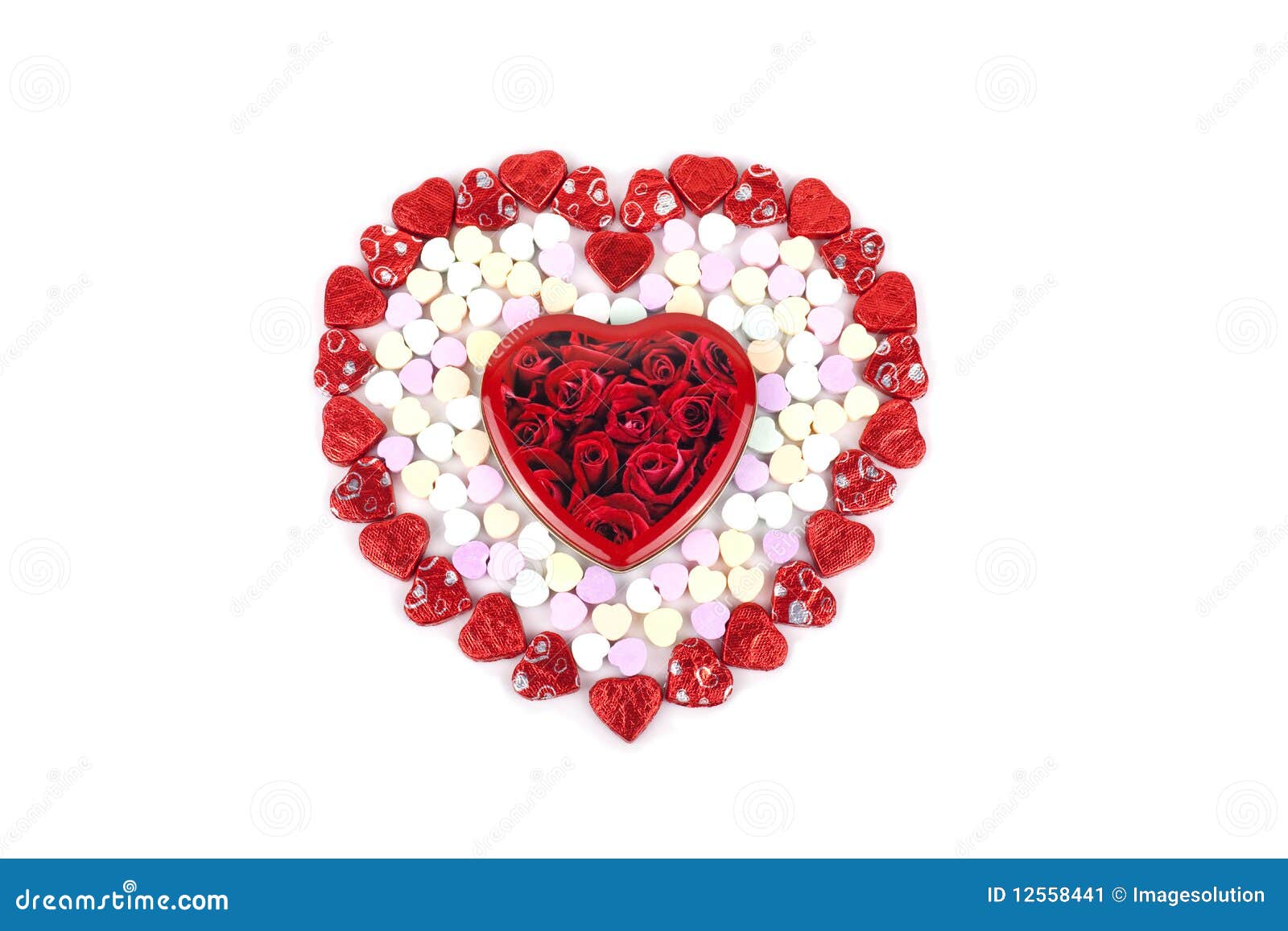 Heart Shape Candy for Valentine Stock Image - Image of gift, holiday ...