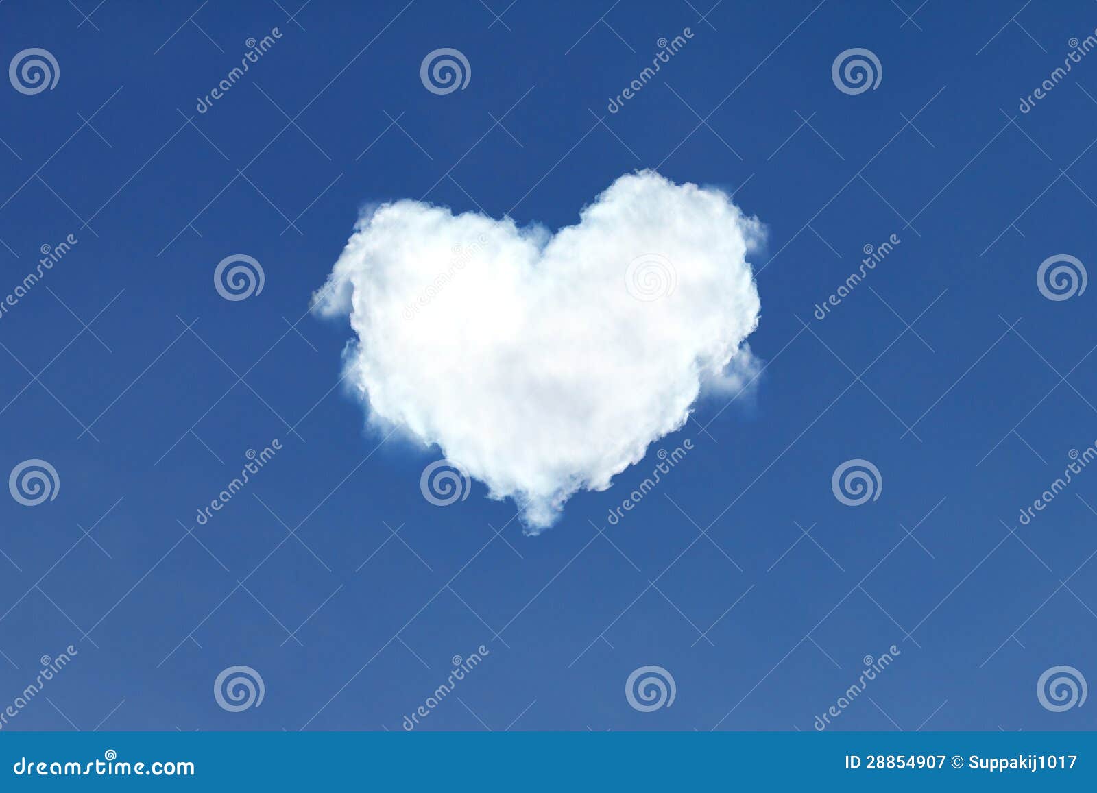Heart shape cloud stock image. Image of cloud, shape - 28854907
