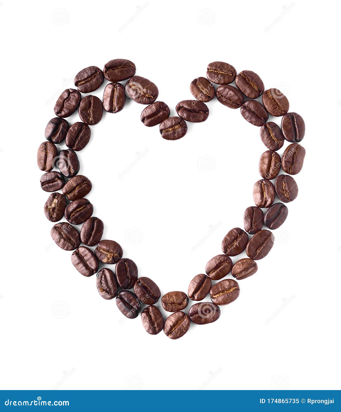 Heart Shape from Coffee Beans Stock Image - Image of abstract, aroma ...