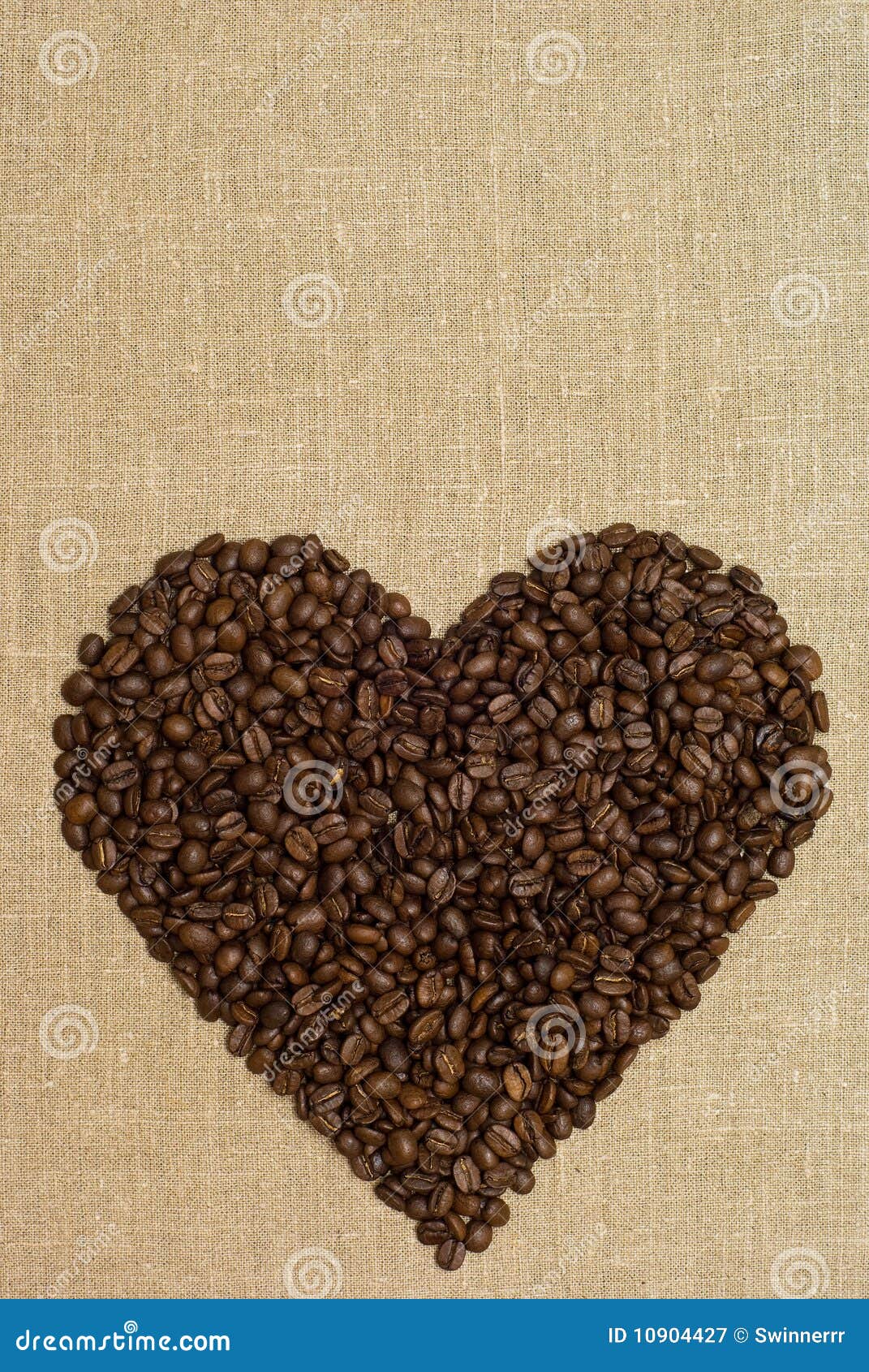Heart Shape from Coffee Grains Stock Image - Image of crop, brown: 10904427