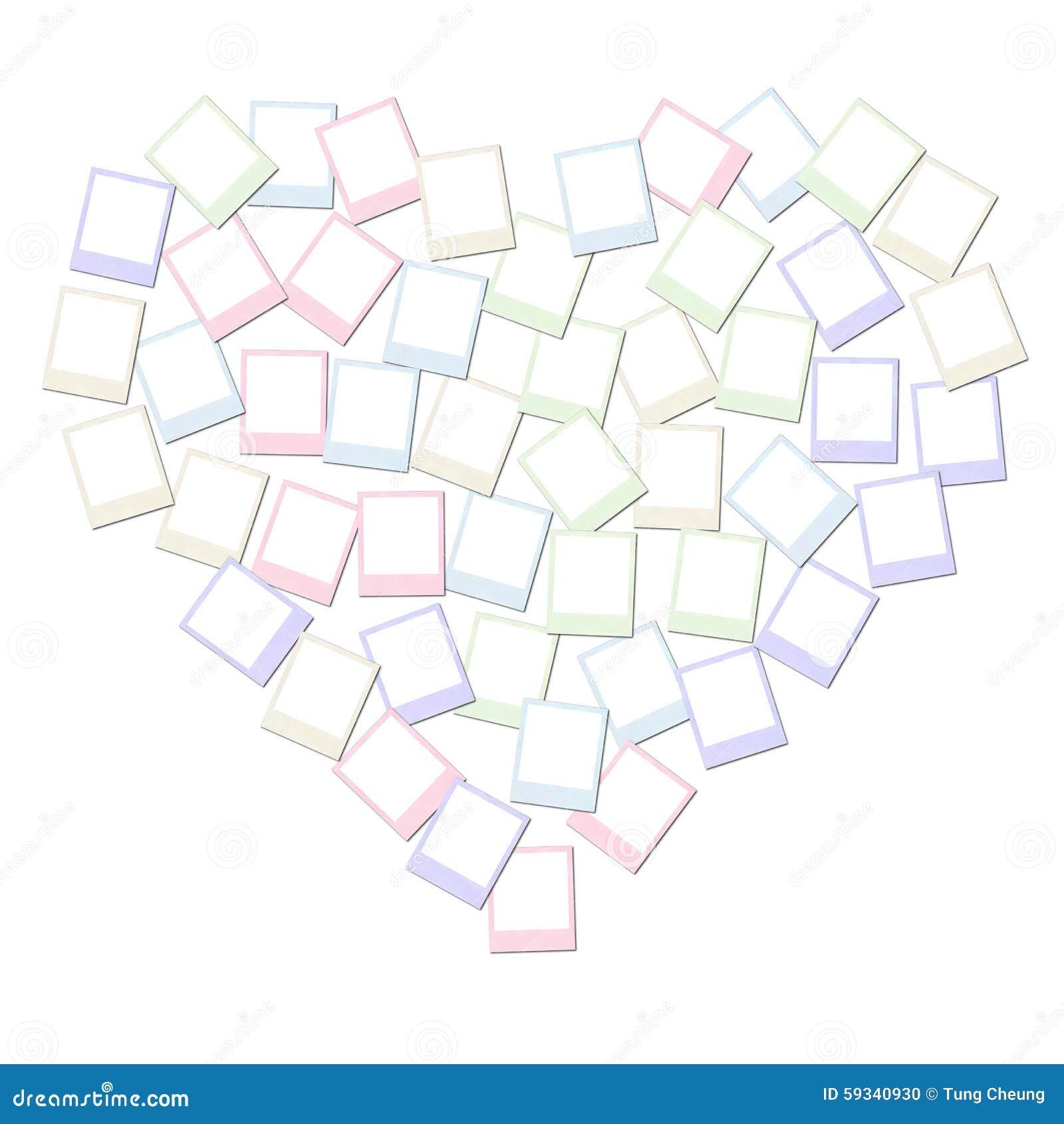Heart shape collage stock illustration. Illustration of love - 59340930