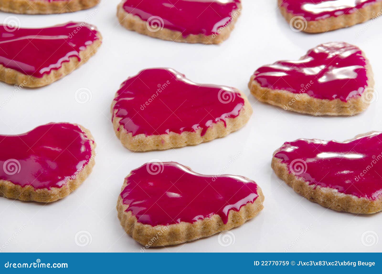 Heart-shape cookie stock image. Image of love, freshness - 22770759