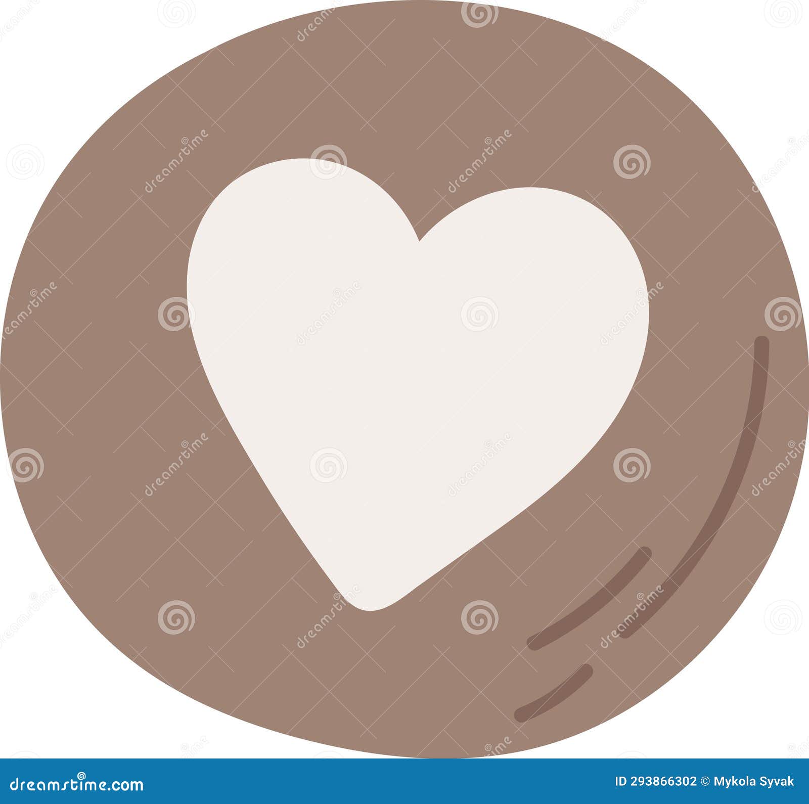 Heart Shape Cookie stock vector. Illustration of valentine - 293866302