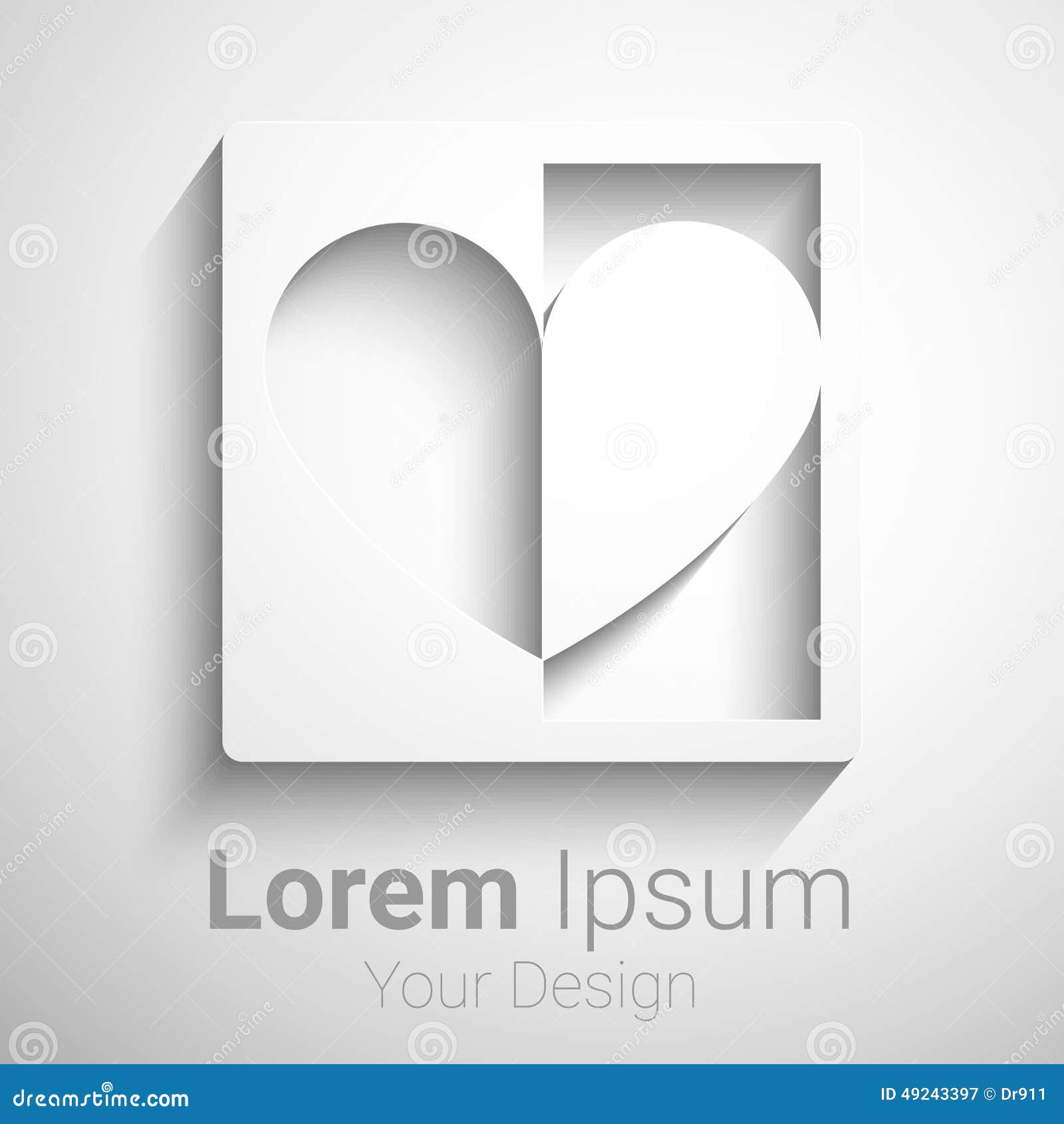 Heart shape stock illustration. Illustration of infinite - 49243397