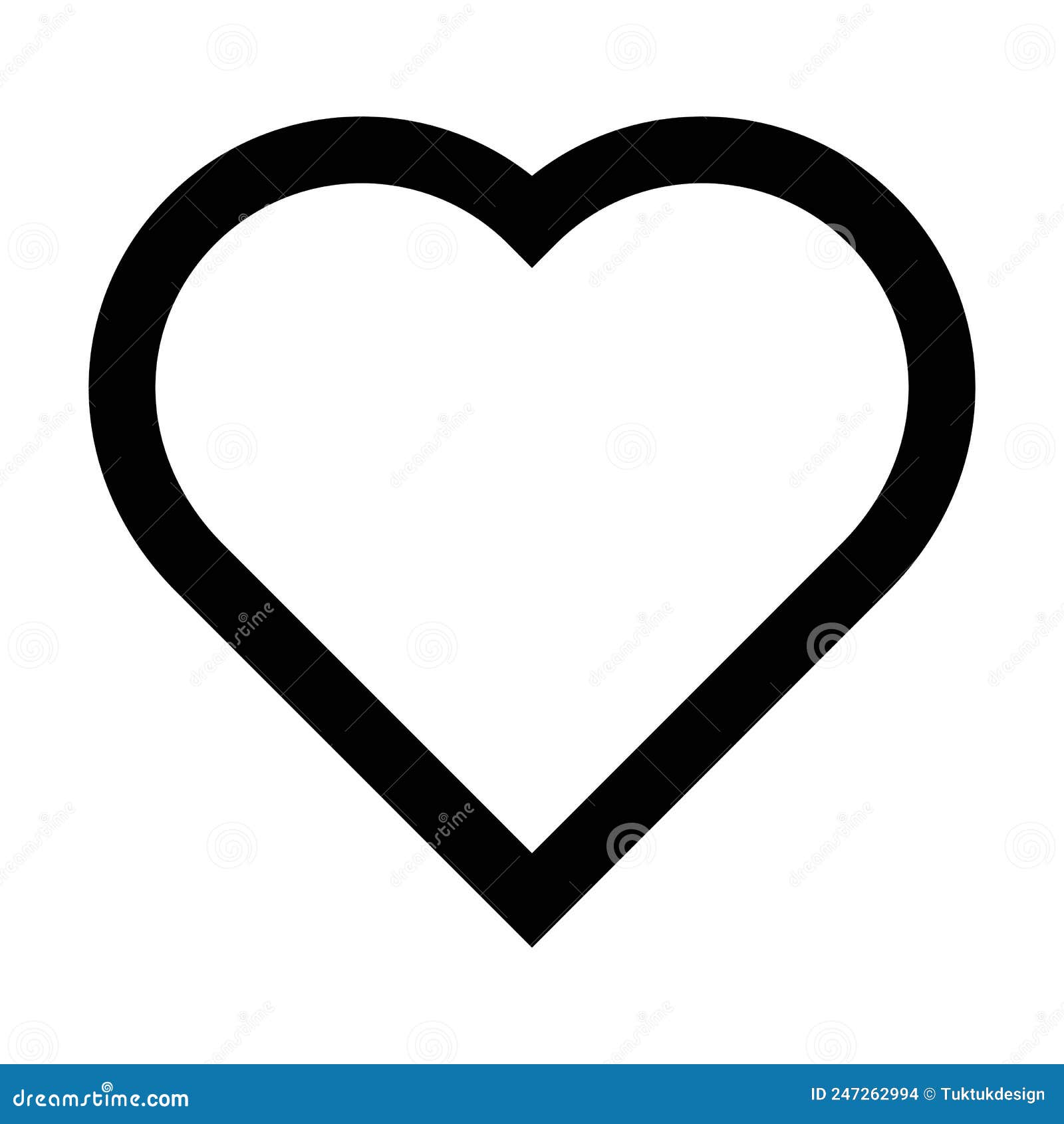 Heart Shape Dashed Symbol Icon Vector for Creative Graphic Design Ui ...