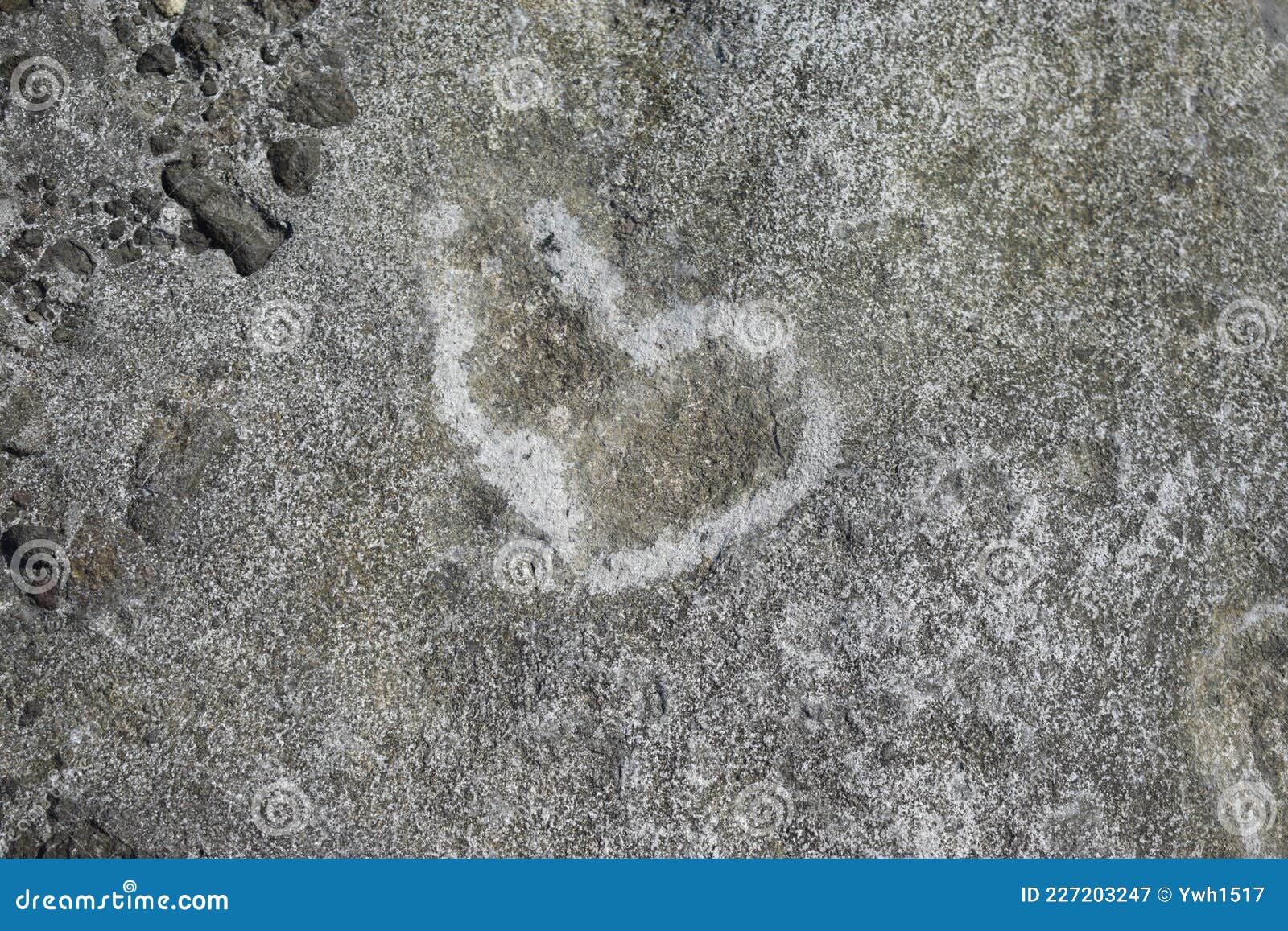 Heart Shape Drawn on a Rock Stock Image - Image of nature, detail ...