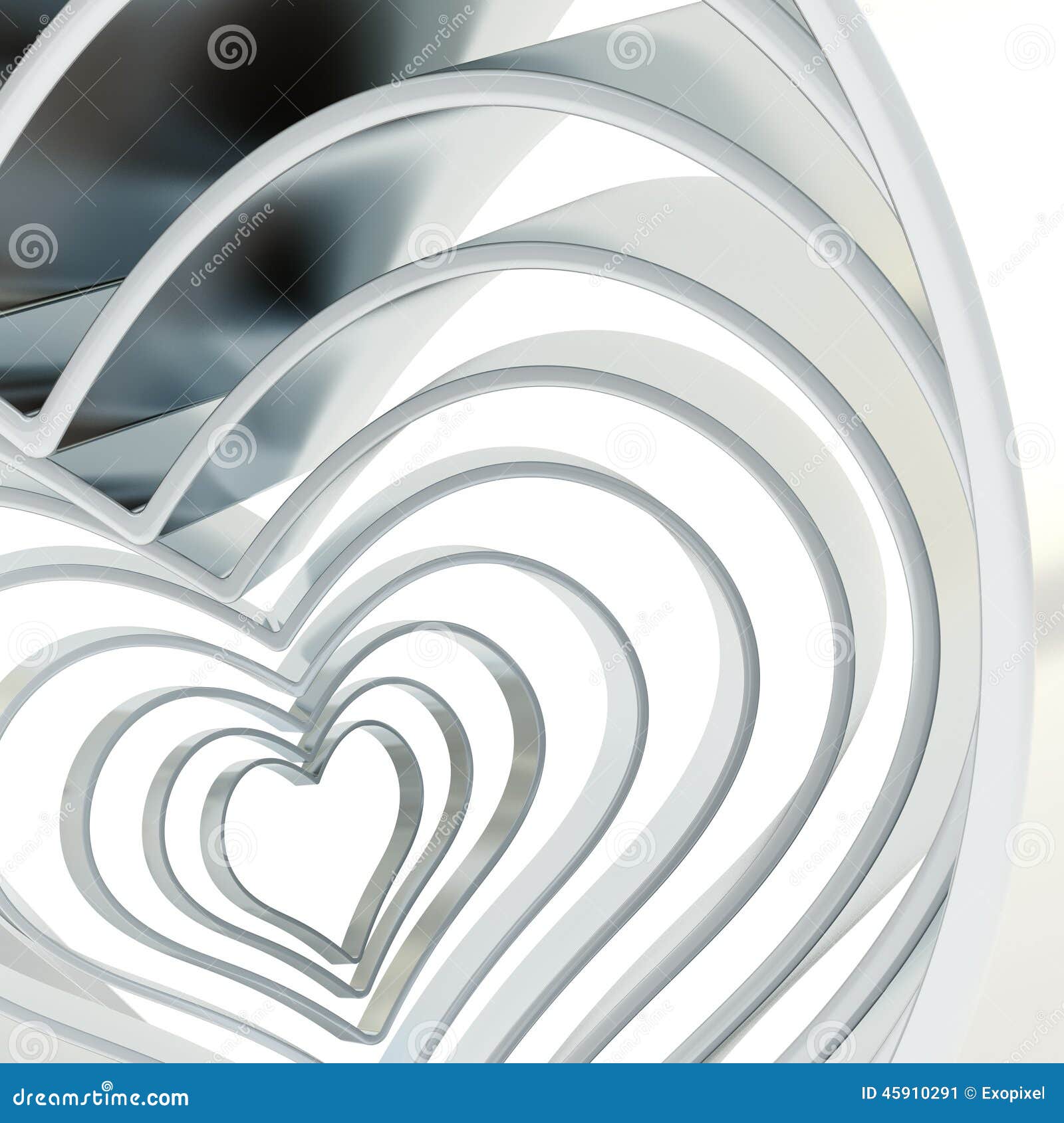 Heart Shape Figure Abstract Background Stock Illustration ...