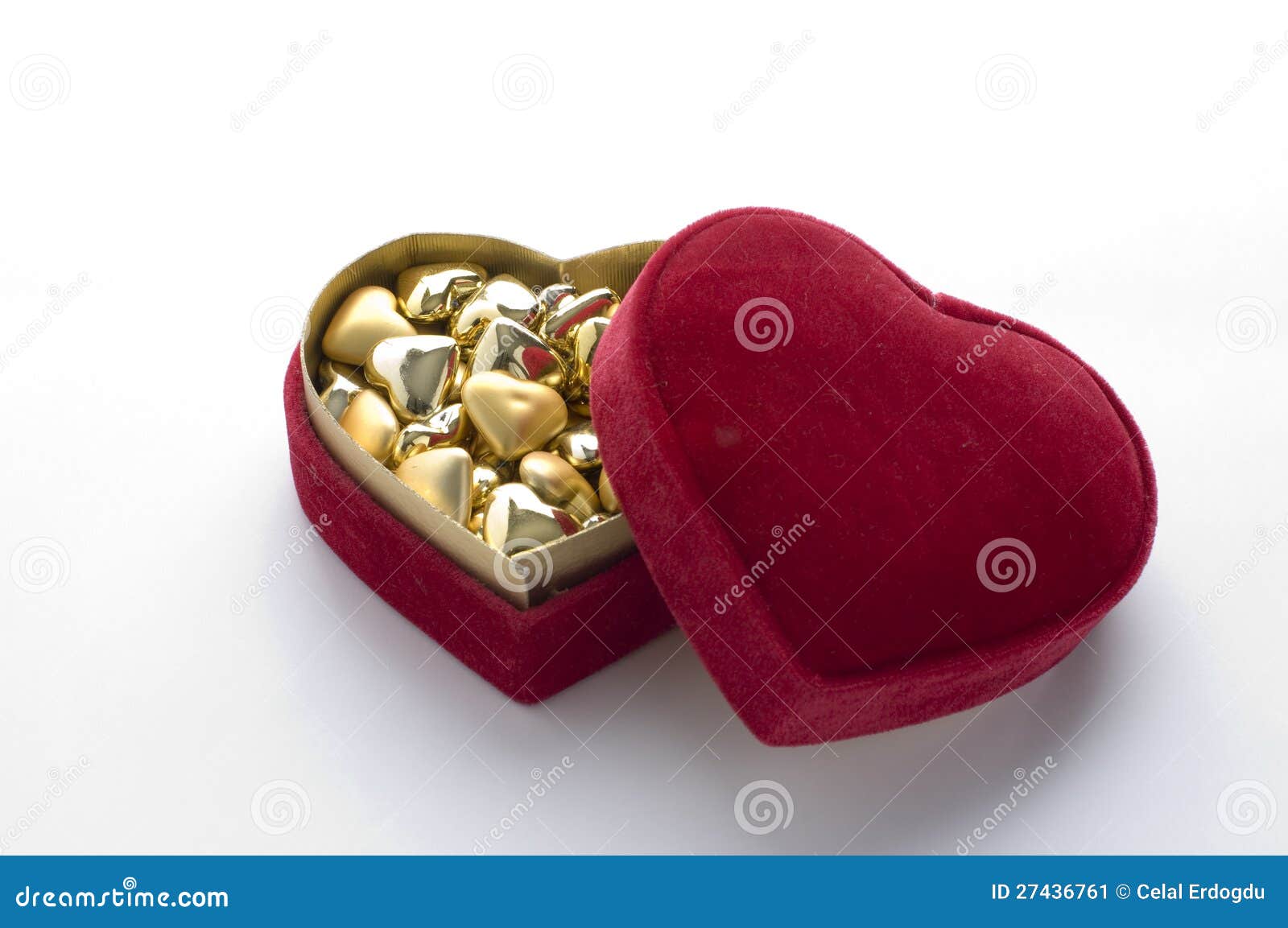 Heart shape gift box stock image. Image of heart, romantic - 27436761