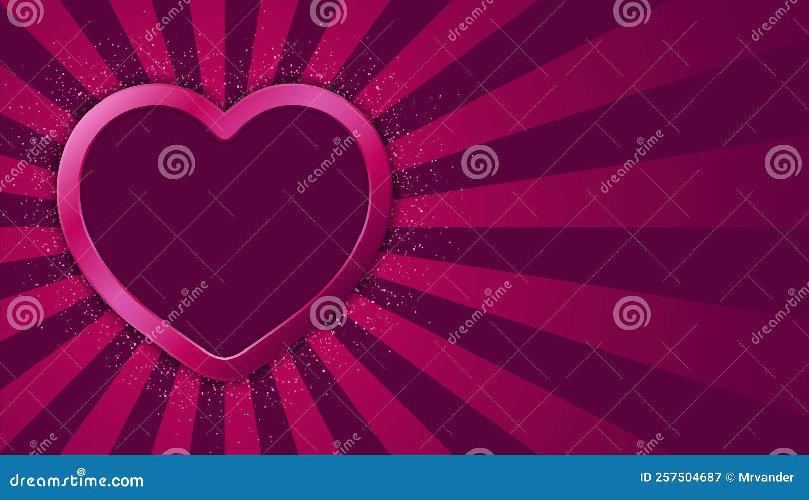 Heart Shape Glitter Frame. Vector Design for Wedding or Valentines Day ...