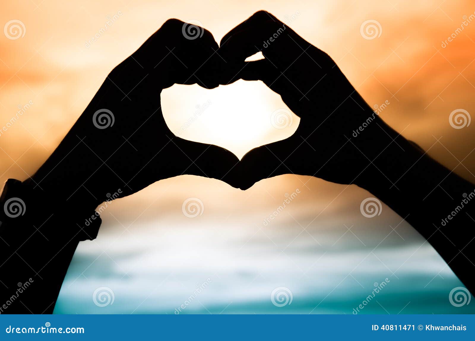 Heart Shape Hand Gesture stock image. Image of gesturing - 40811471