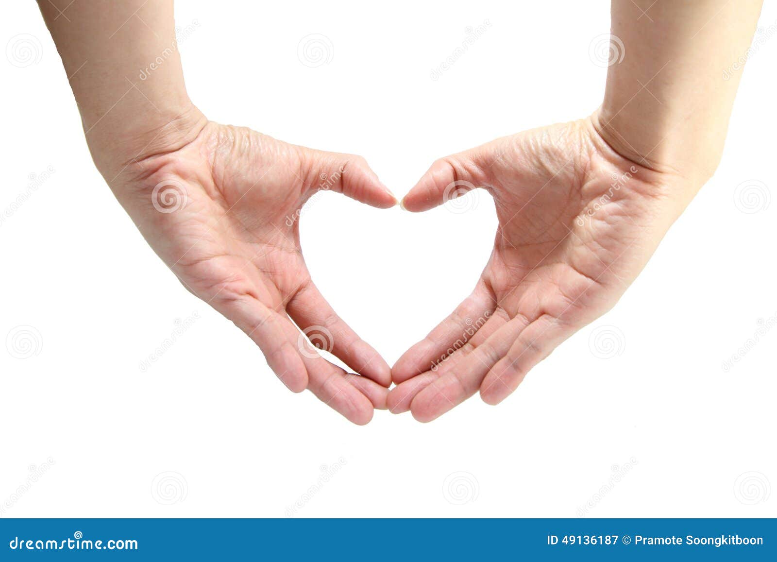 Heart shape by hand stock image. Image of girld, couple - 49136187