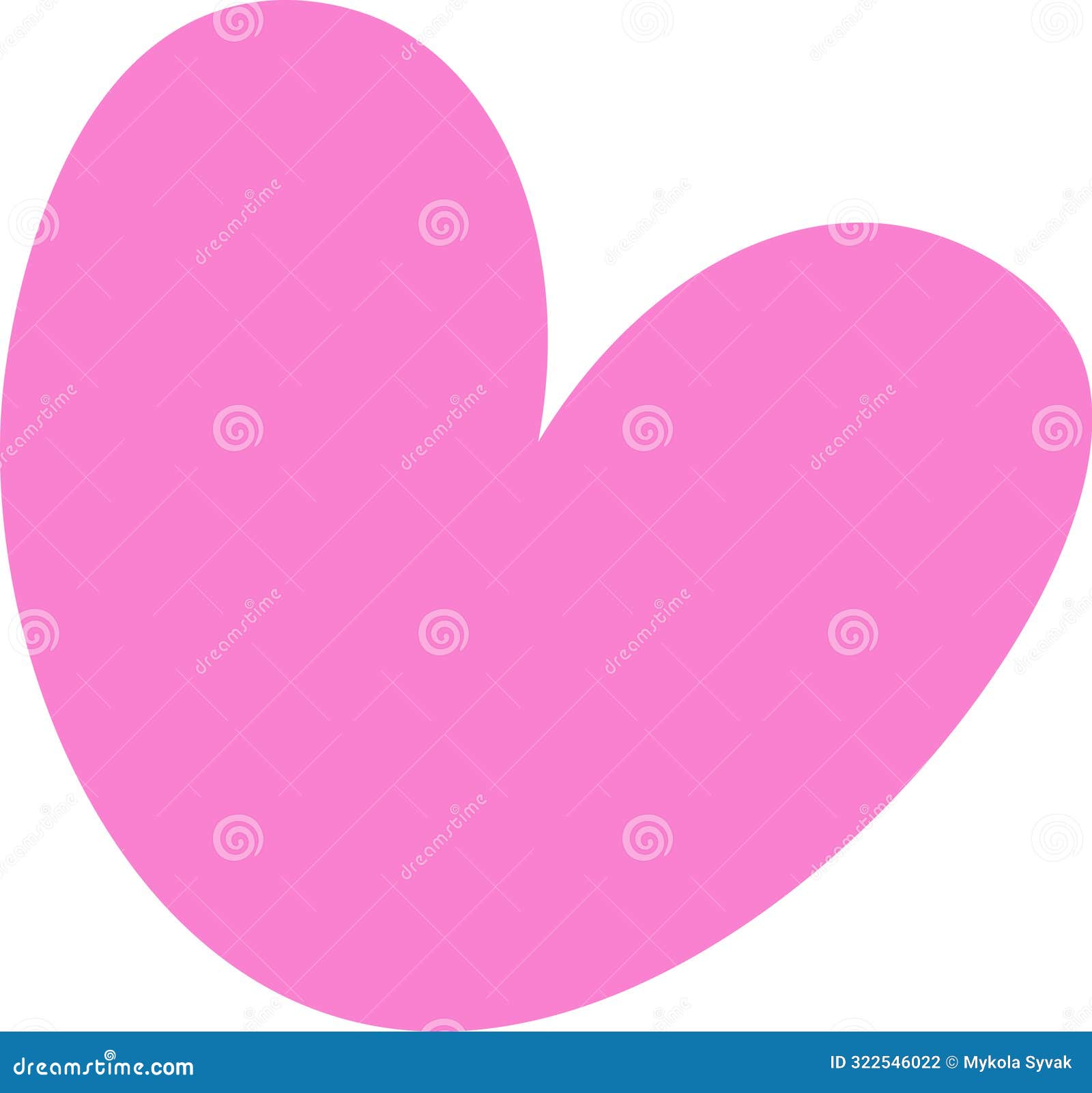 Heart Shape Icon stock vector. Illustration of shape - 322546022