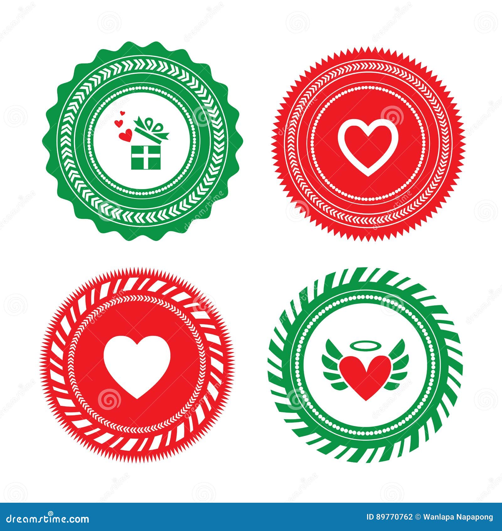 Heart shape label design stock vector. Illustration of happy - 89770762