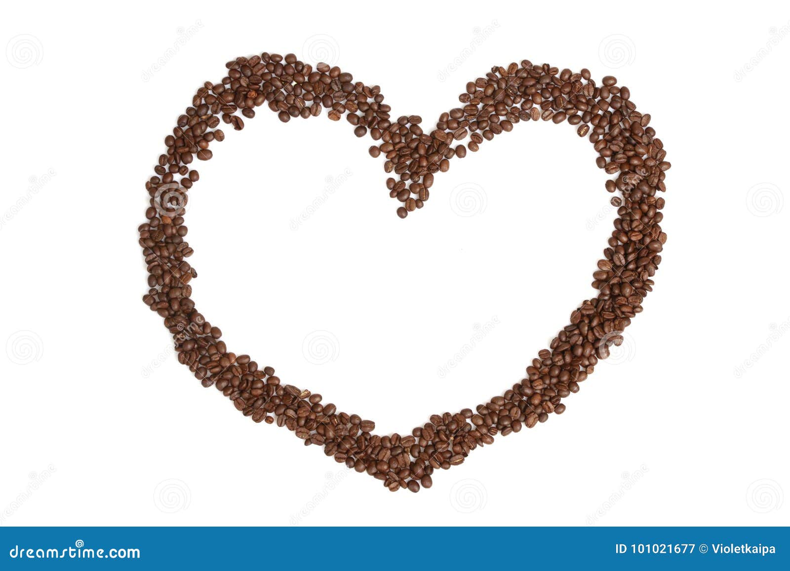 Heart Shape Made from Coffee Beans Stock Image - Image of board ...