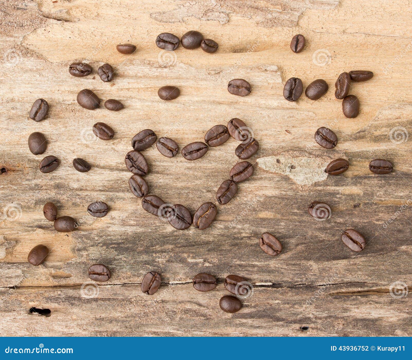 Heart Shape Made from Coffee Beans Stock Photo - Image of bean, beans ...