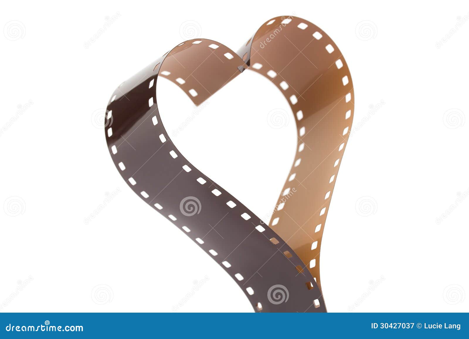 Heart Shape Made from 35mm Negative Film Strip Stock Image - Image of ...