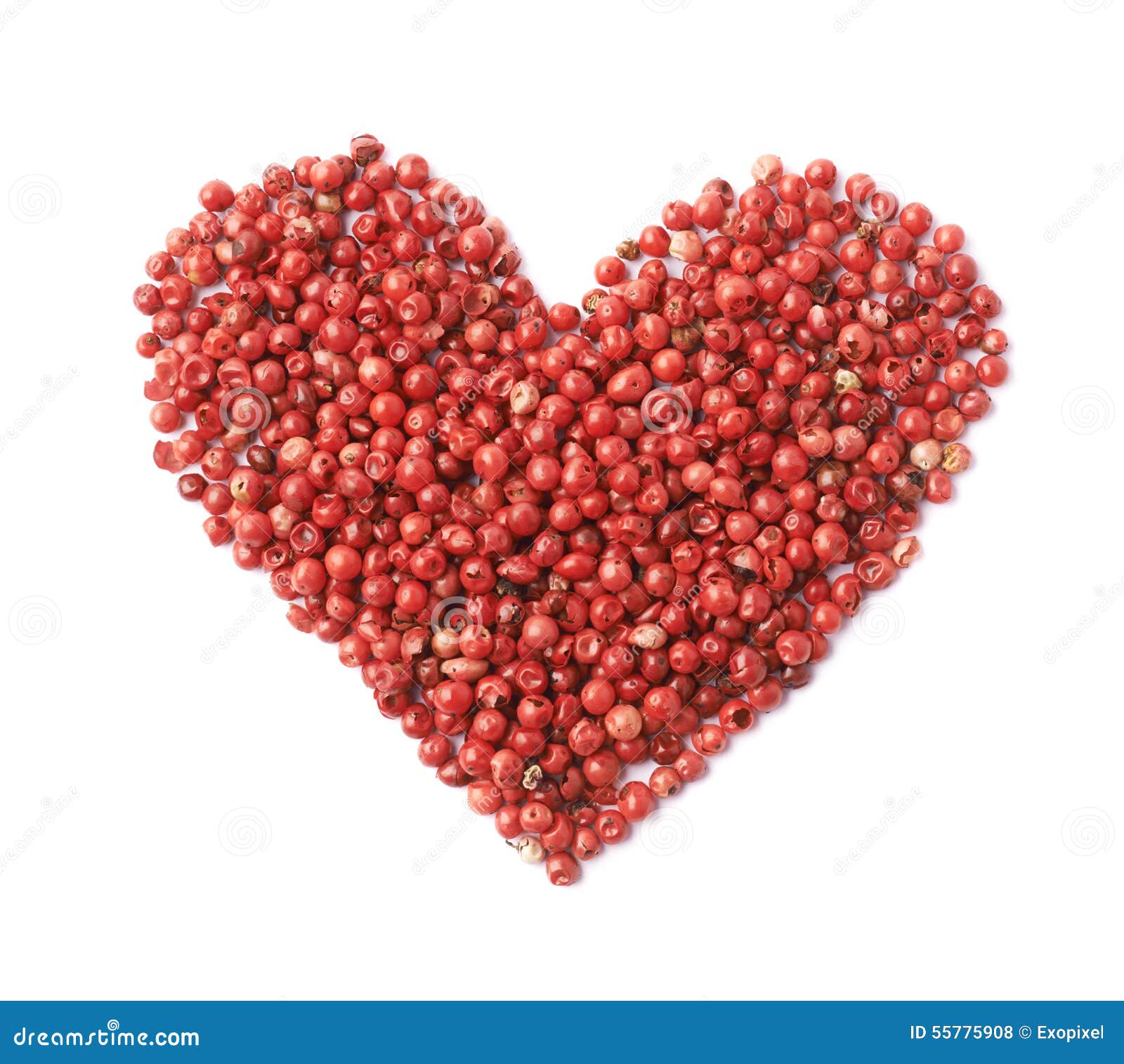Heart Shape Made of Pepper Seeds Stock Photo - Image of grain, asian ...