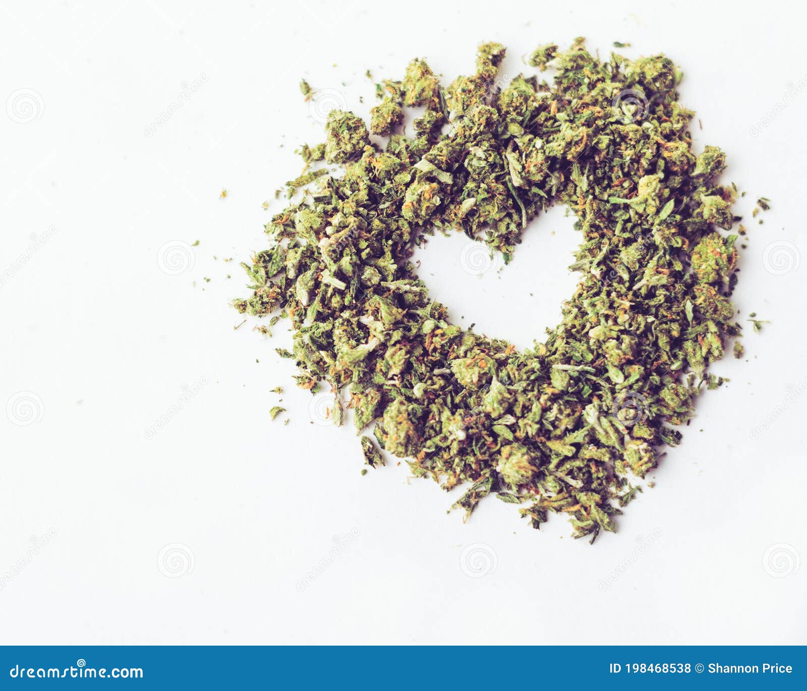 Heart Shape in Marijuana Herb Stock Photo - Image of weed, cannabis ...