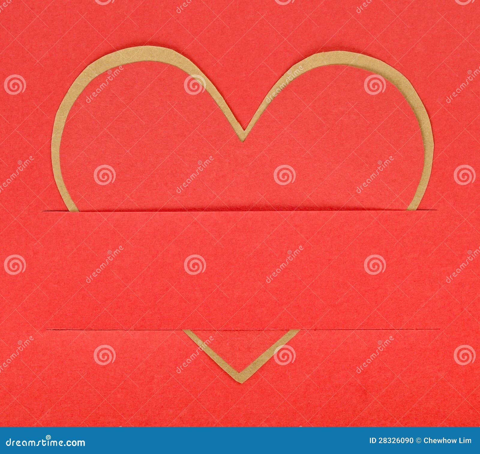 Heart shape paper stock photo. Image of blank, design - 28326090