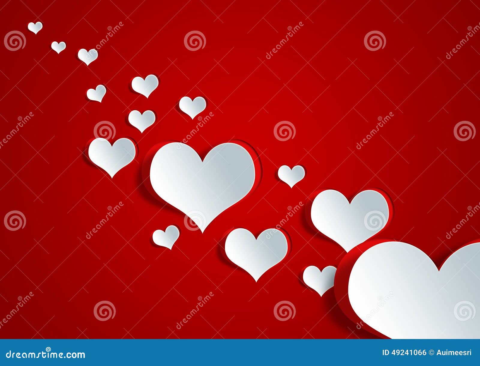 Heart shape on paper craft stock illustration. Illustration of concept ...