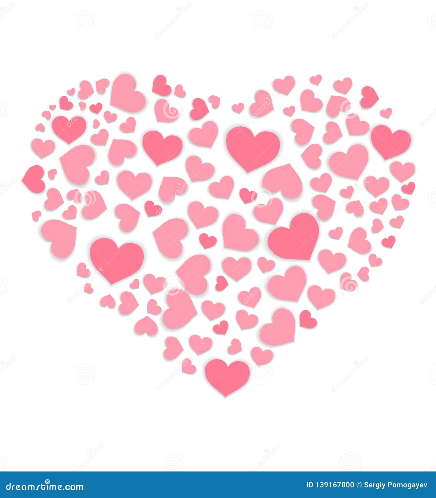 Two Hearts Inside Sun Shape Sign. One Line Drawing Vector Illustration ...