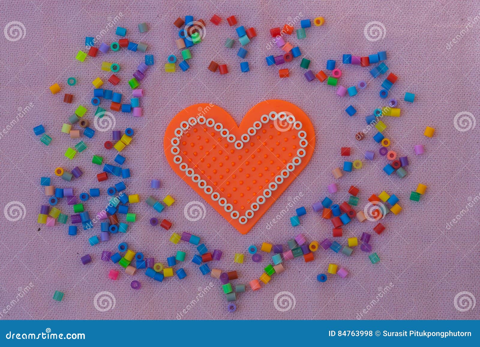 Heart shape pixel art. stock photo. Image of boho, decoration - 84763998