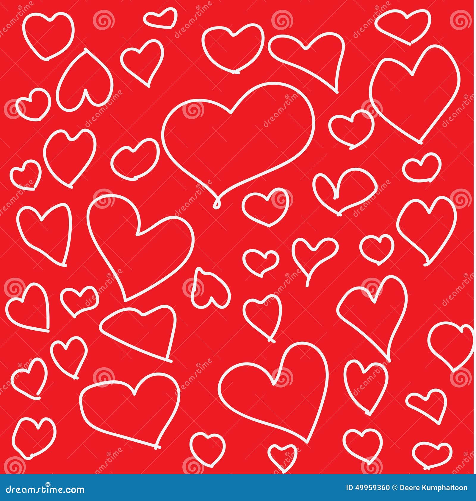 Heart Shape with Red Background Stock Illustration - Illustration of ...