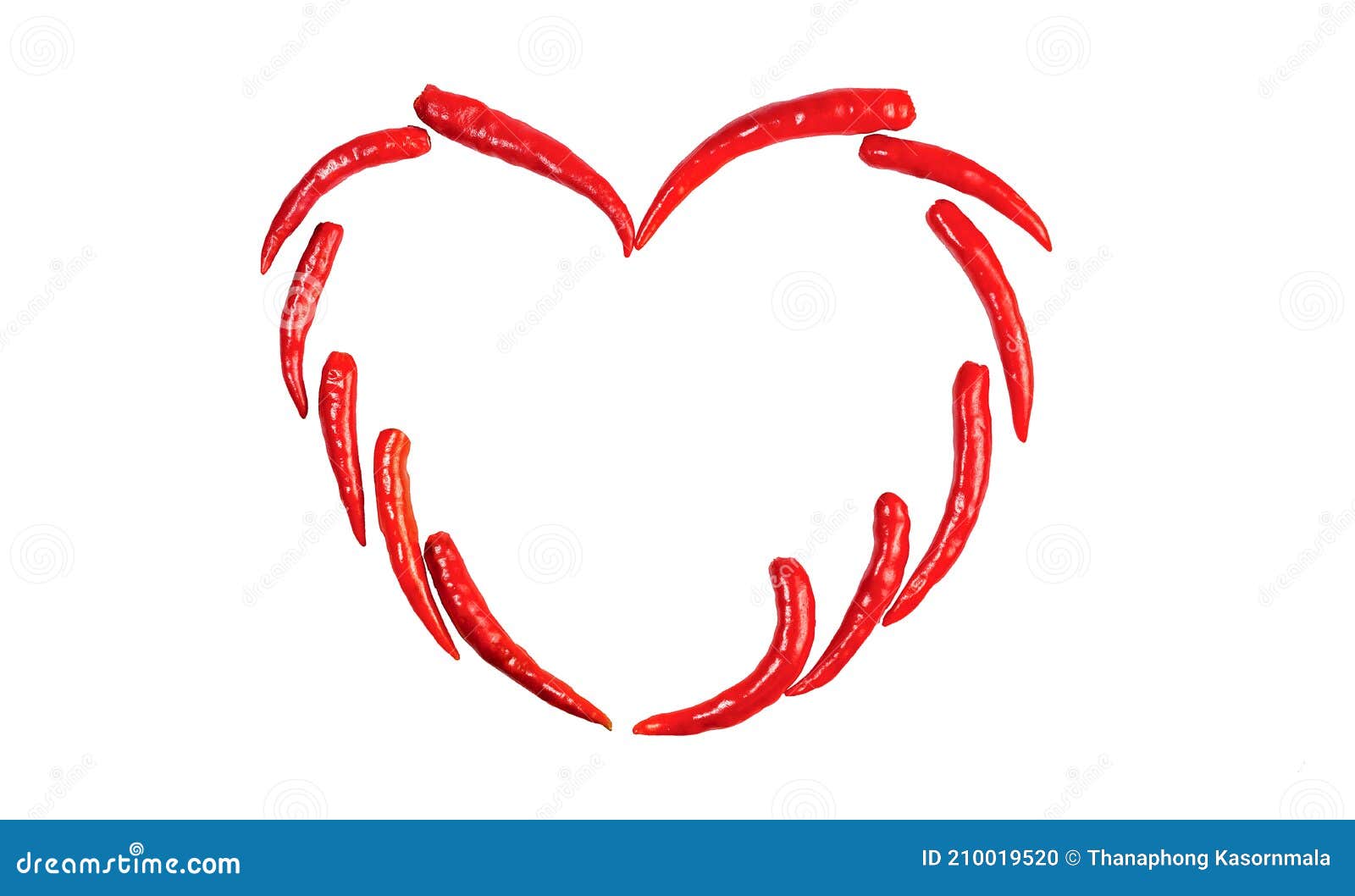 Heart Shape from Red Pepper Stock Photo - Image of nutrition, colorful ...