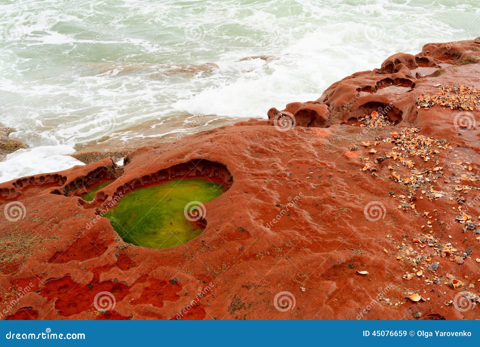Heart Shape on the Red Rock Stock Image - Image of tranquil, decoration ...
