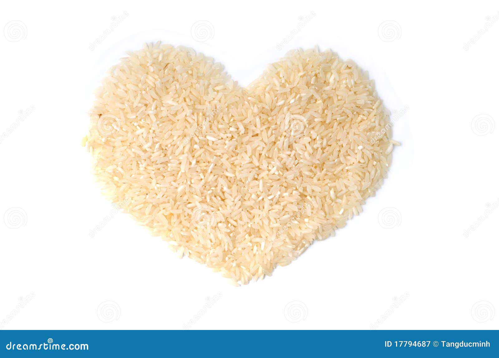 Heart shape Rice stock image. Image of lifestyle, organic - 17794687