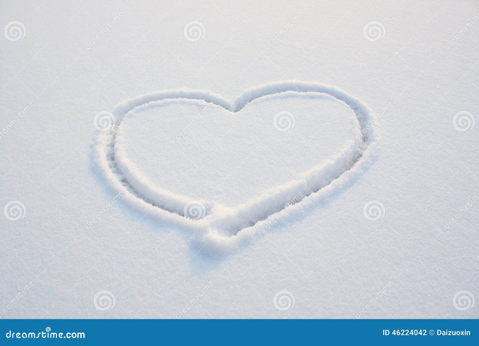 Heart shape stock photo. Image of frost, frozen, romance - 46224042