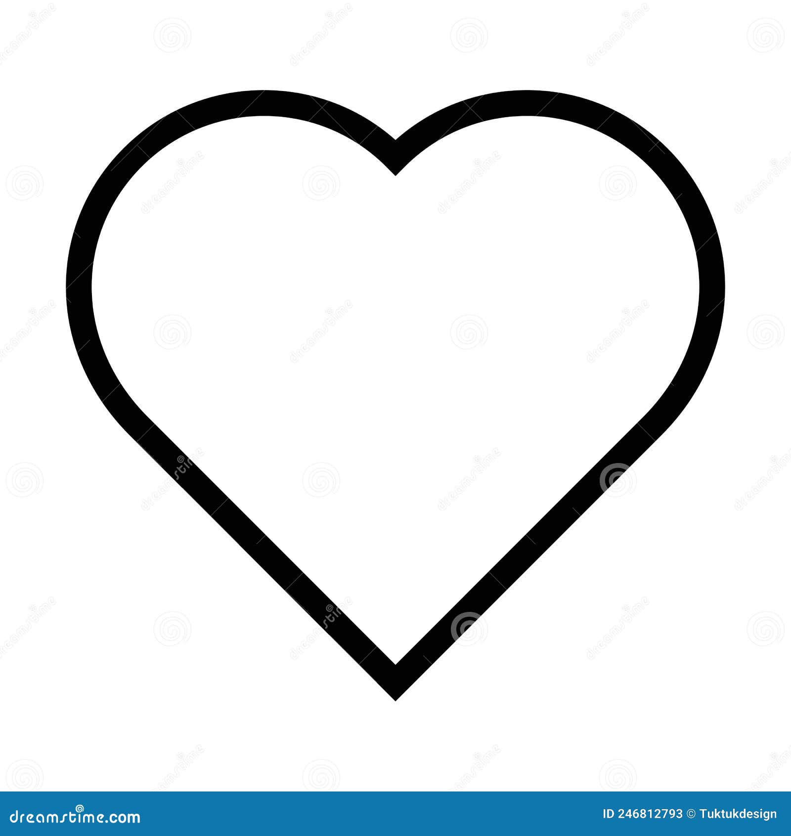 Heart Shape Symbol Icon Vector for Creative Graphic Design Ui Element ...