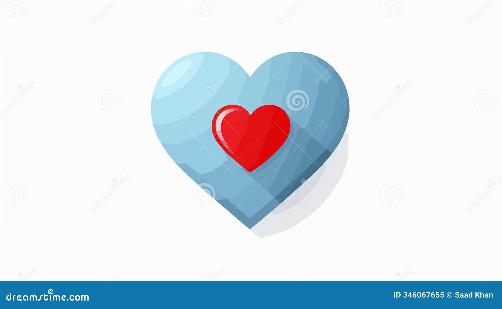 Heart Shape and Tick Mark Vector Symbol Cartoon Vector Stock ...