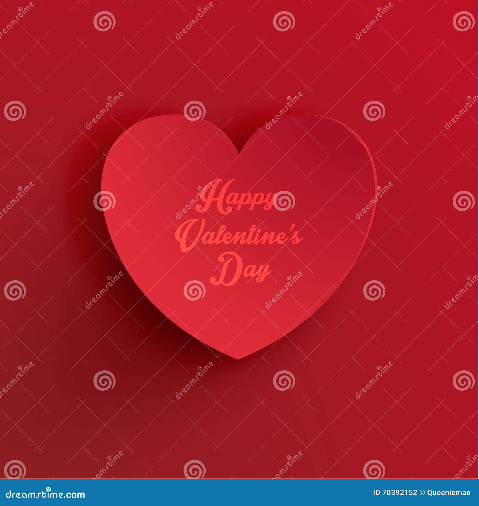 Heart Shape Valentine S Day Paper Cut-out Vector Stock Illustration ...