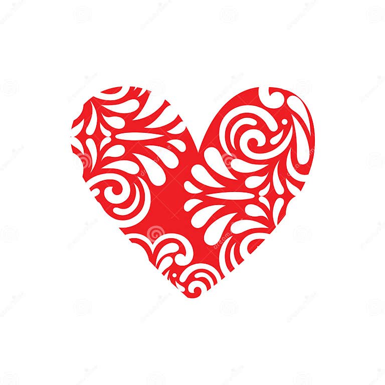 Heart shape vintage design stock vector. Illustration of graphic - 85498446