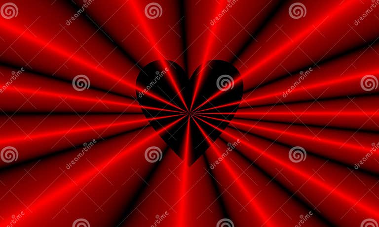 Heart Shape Wallpaper with Abstract Lining. Multi, Vector. Stock ...