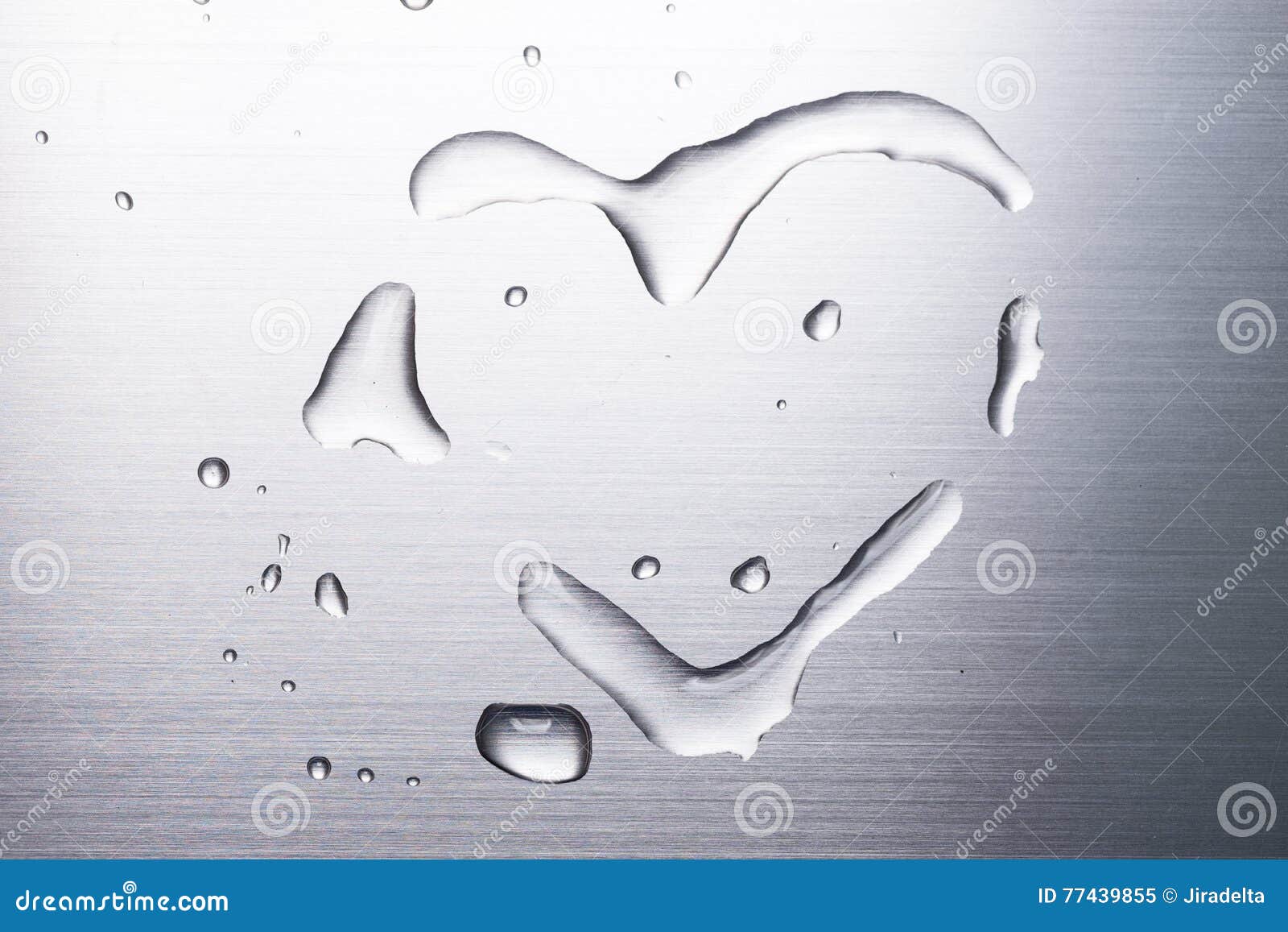 Heart Shape of Water stock image. Image of texture, romantic - 77439855