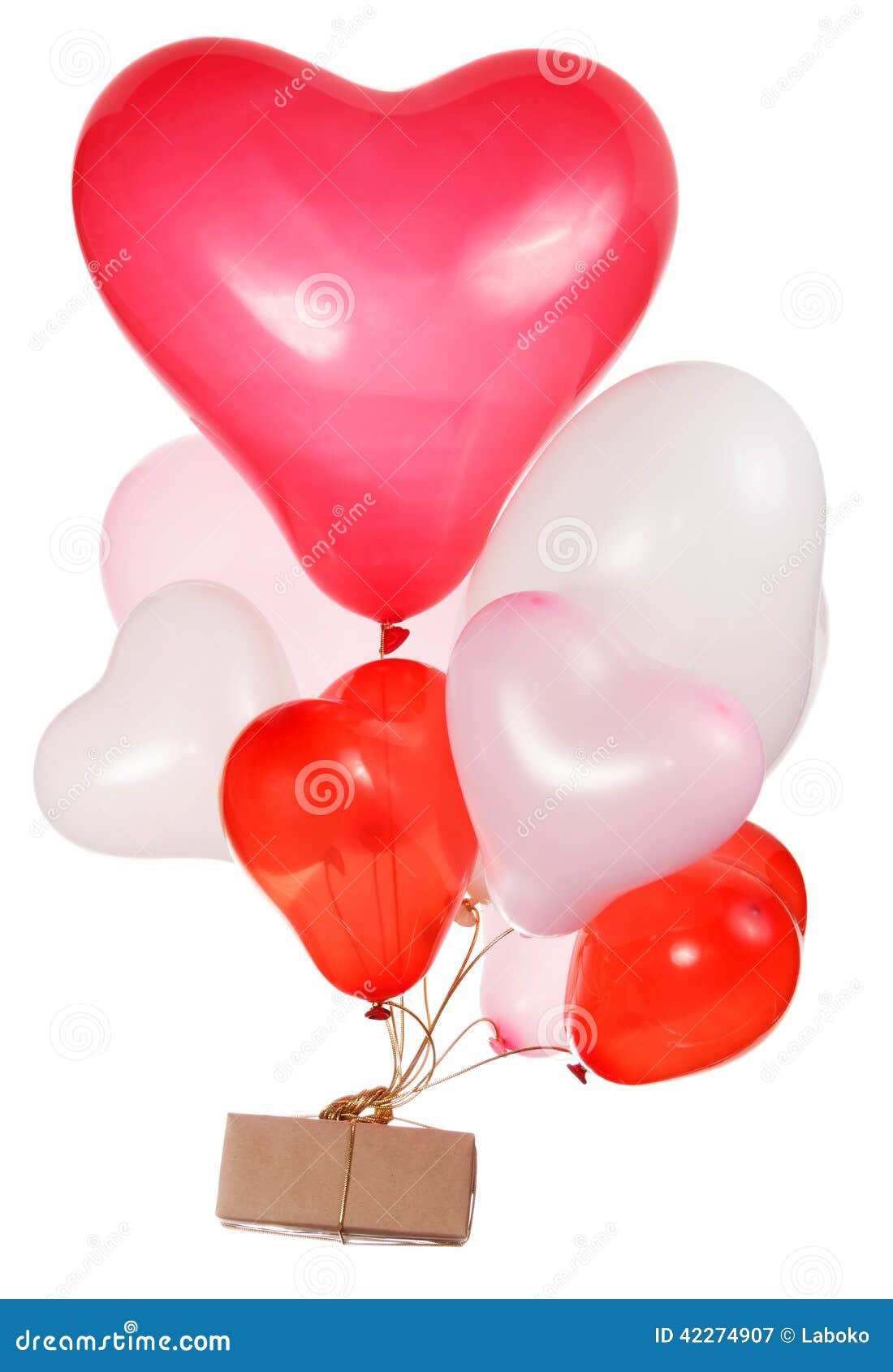 Heart shaped baloons stock image. Image of birthday, icon - 42274907
