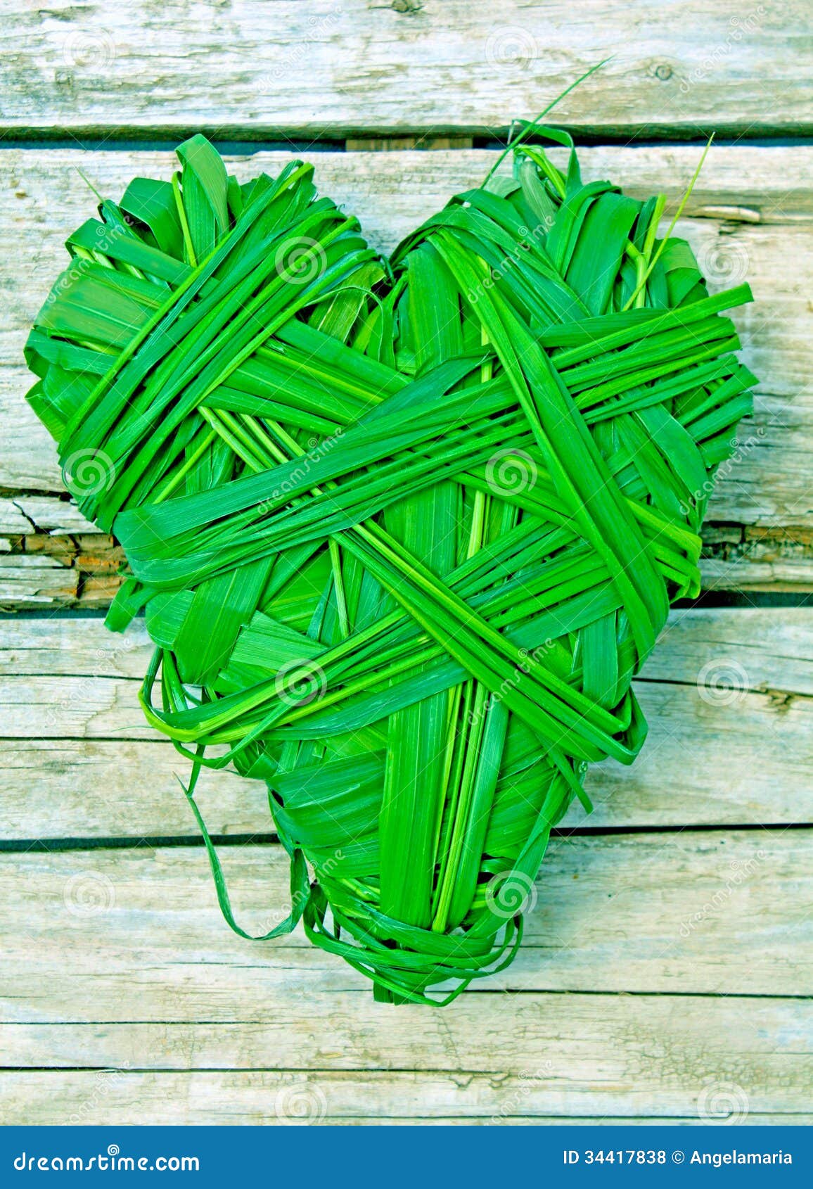 Heart-shaped Blades of Green Grass Stock Photo - Image of green, heart ...