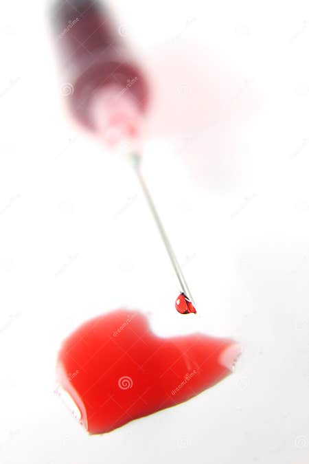 Heart shaped blood drops stock image. Image of drops - 28846855