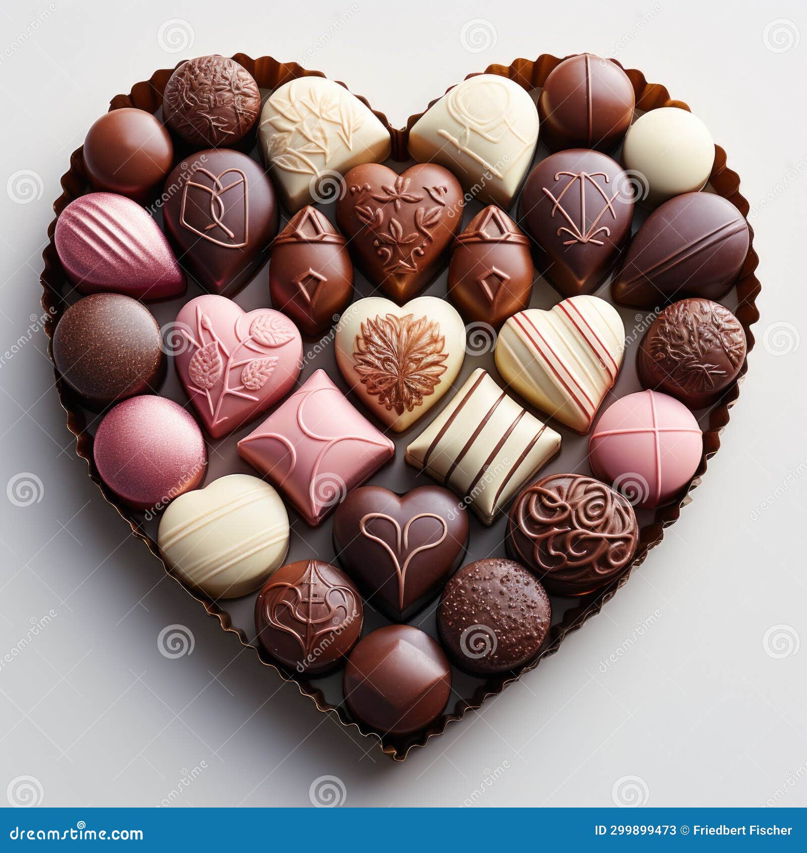 Assorted Chocolates Luxury Chocolate Bonbons Close Up Food