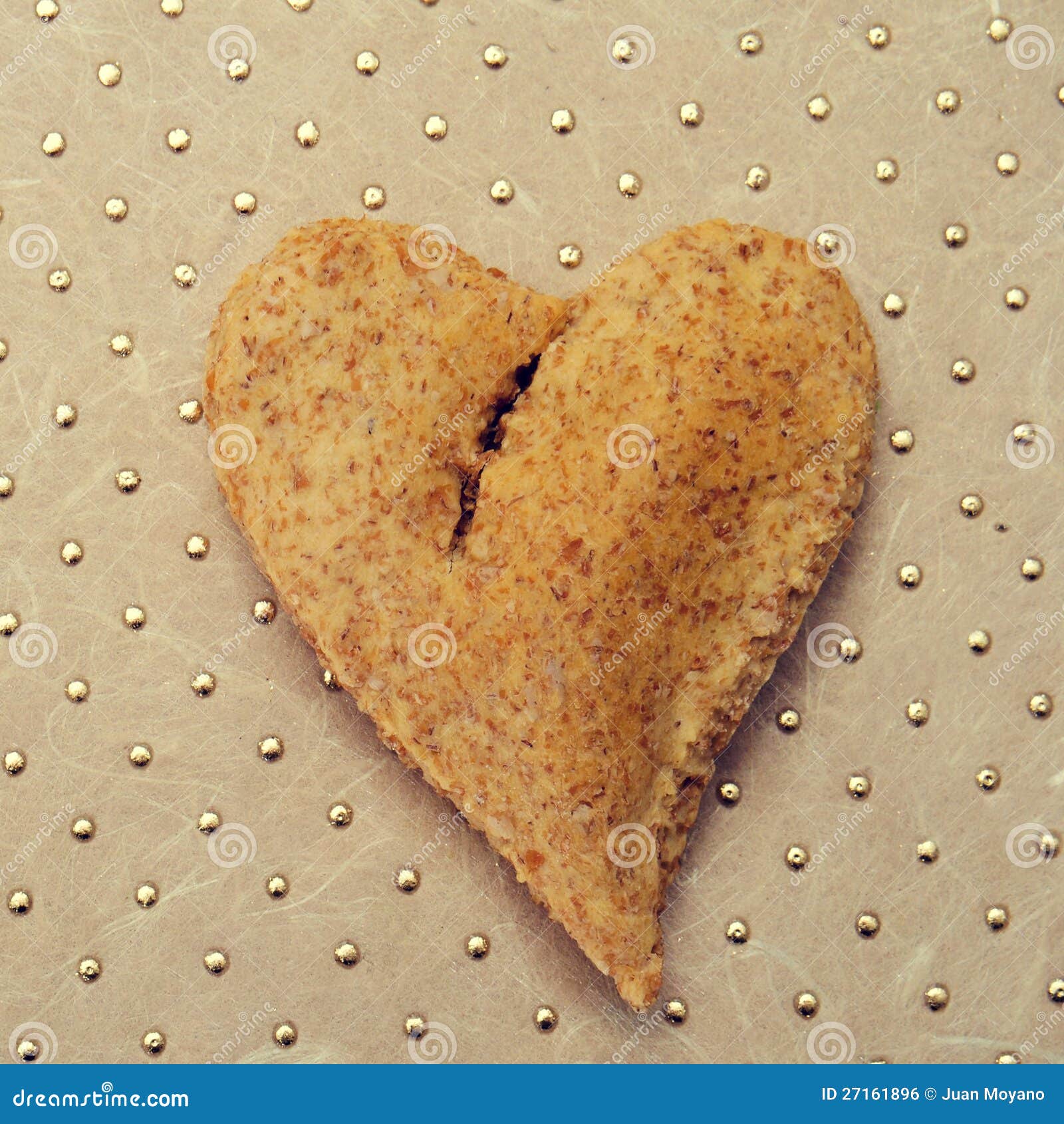 Heart-shaped bread stock photo. Image of congratulations - 27161896