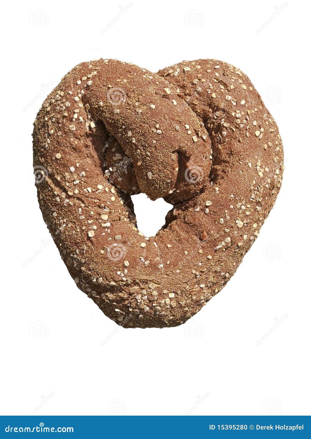 Heart Shaped Bread - Isolated Stock Photo - Image of isolated, corn ...