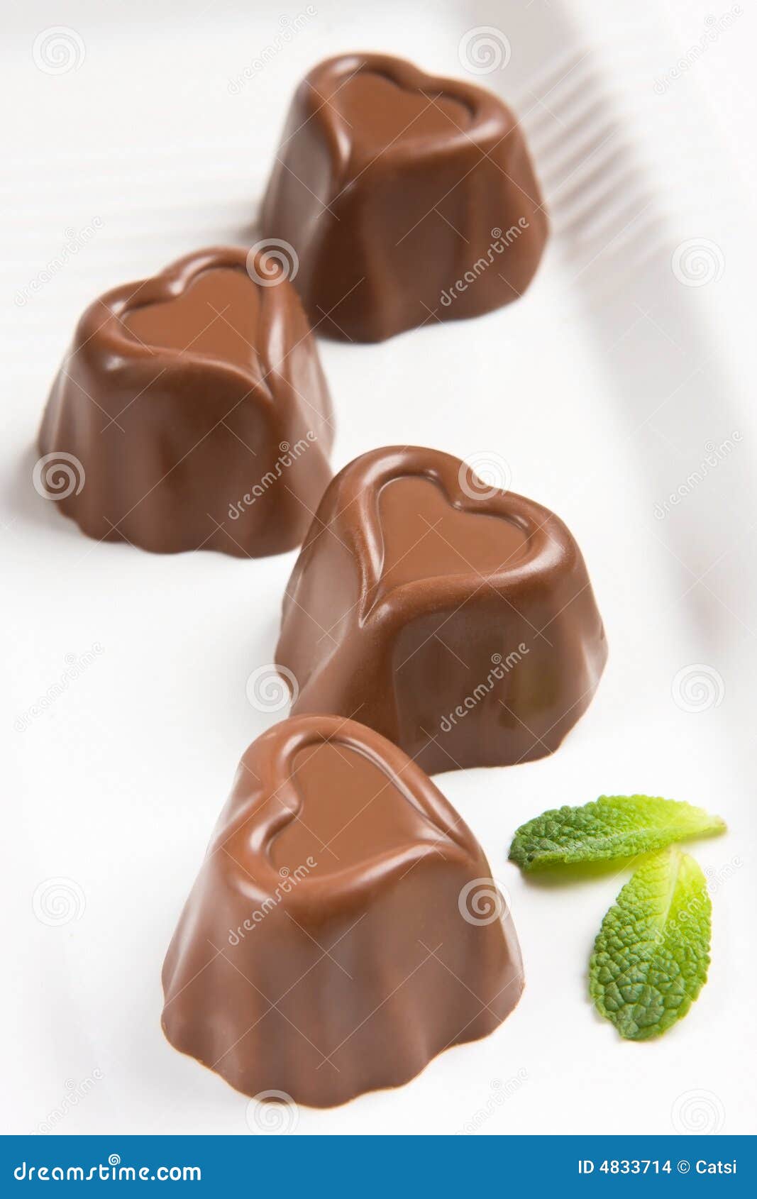 Heart shaped chocolate stock photo. Image of white, gift - 4833714