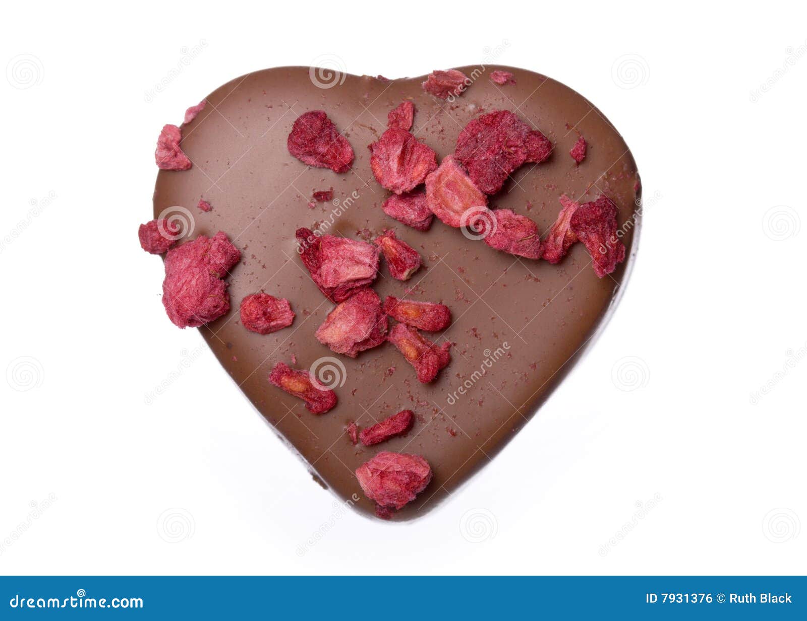 Heart shaped chocolate stock photo. Image of shot, chocolate - 7931376