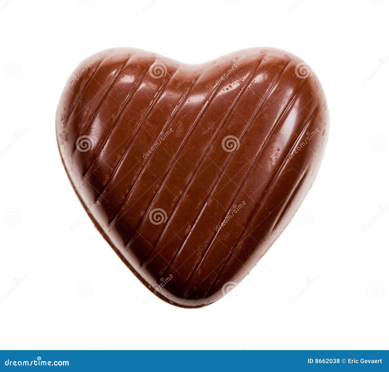 Heart shaped chocolate stock photo. Image of isolated - 8662038