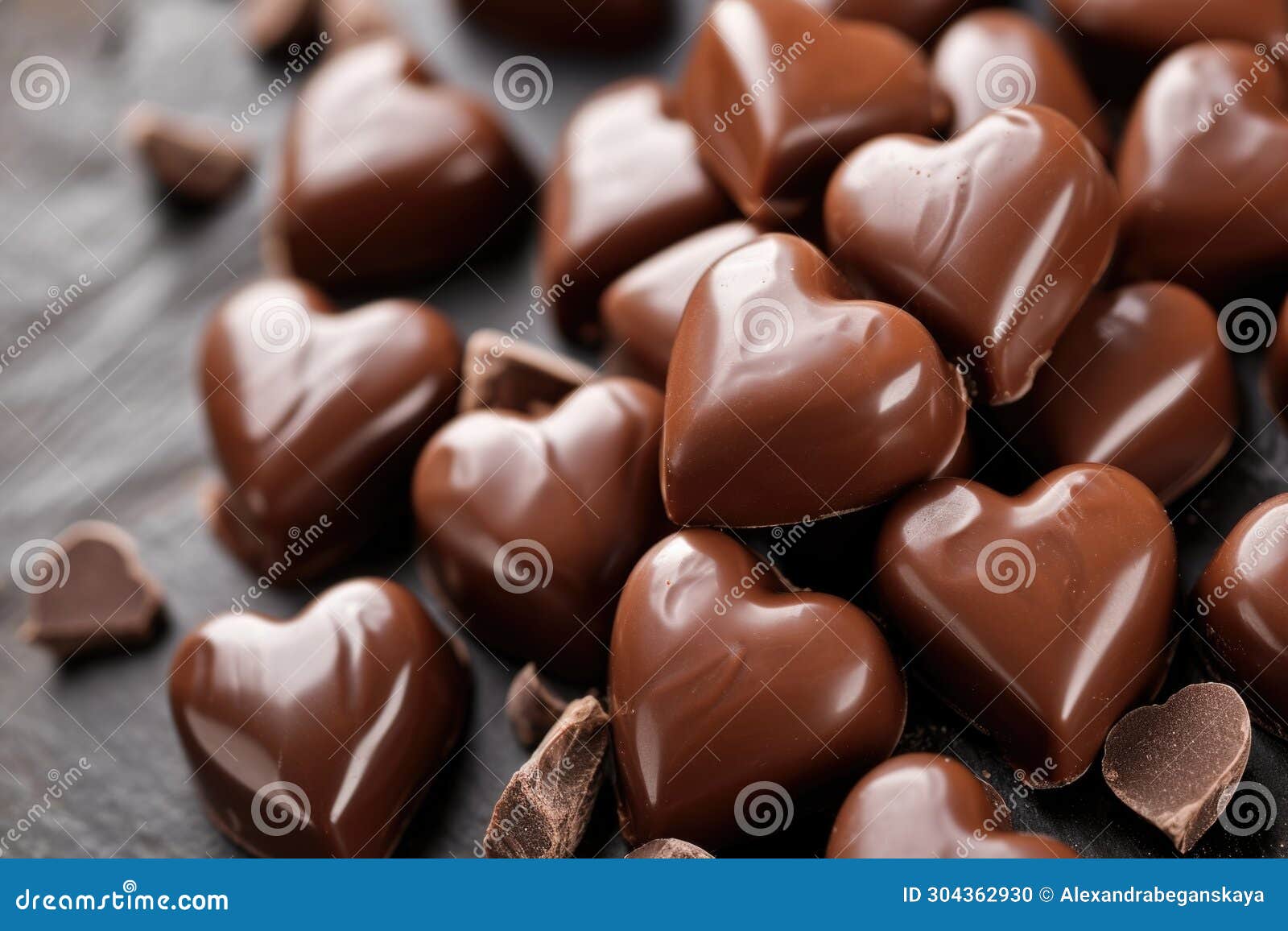 Heart shaped chocolate stock illustration. Illustration of gift - 304362930