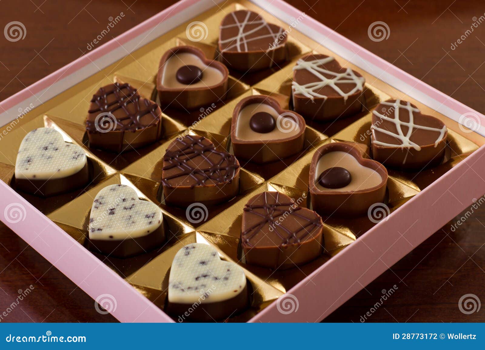 Heart shaped chocolates stock photo. Image of symbolic - 28773172