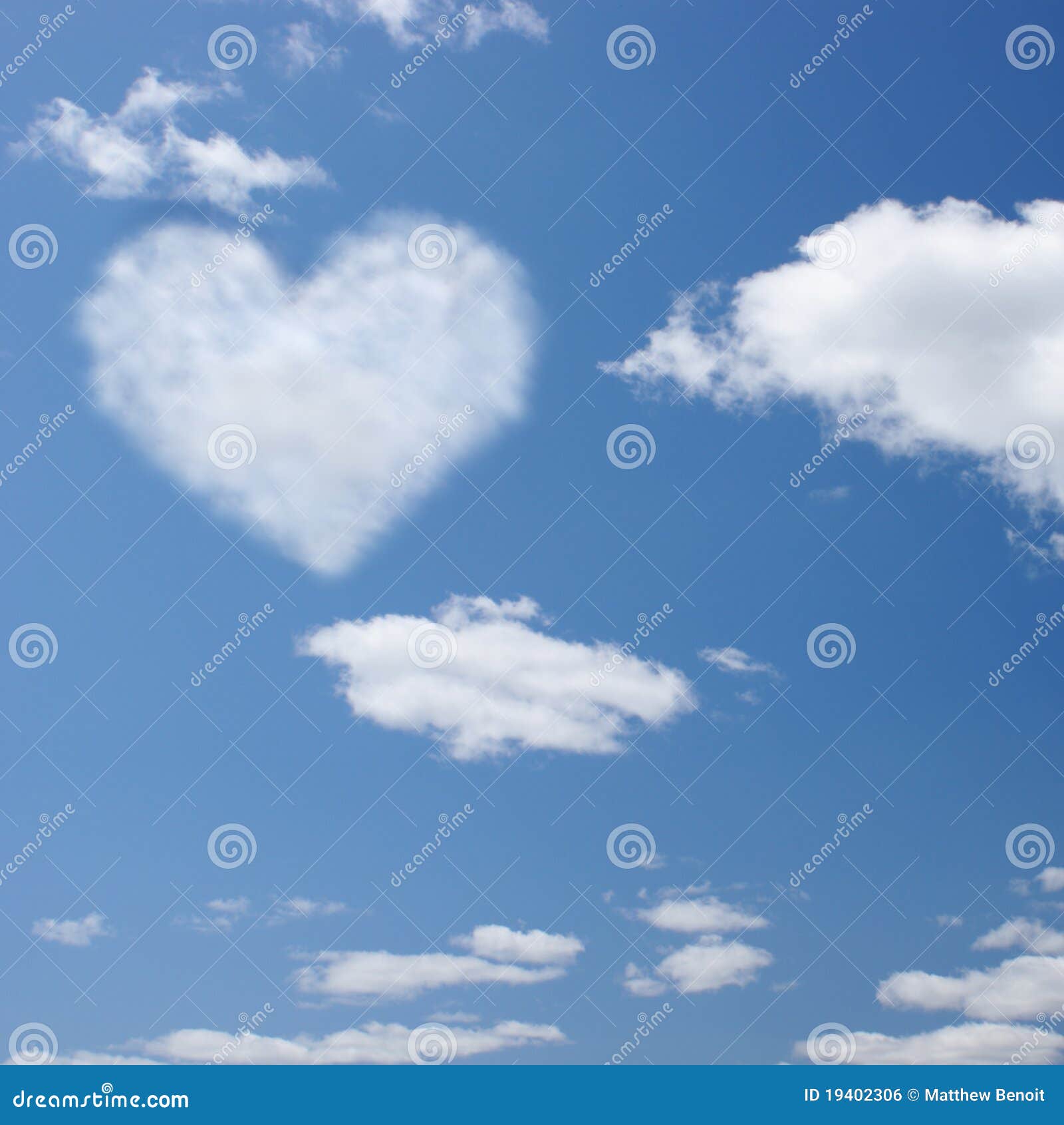 Heart Shaped Cloud stock photo. Image of symbolize, heart - 19402306