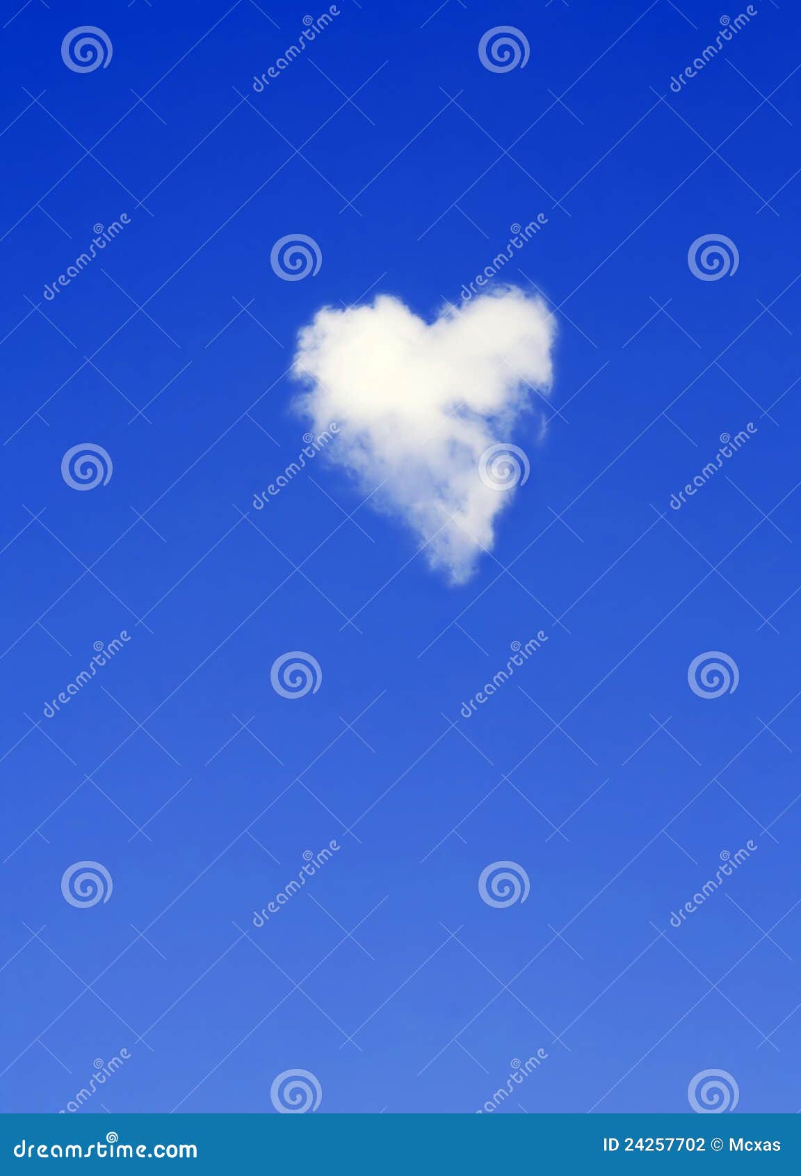 Heart shaped Cloud stock photo. Image of light, freedom - 24257702